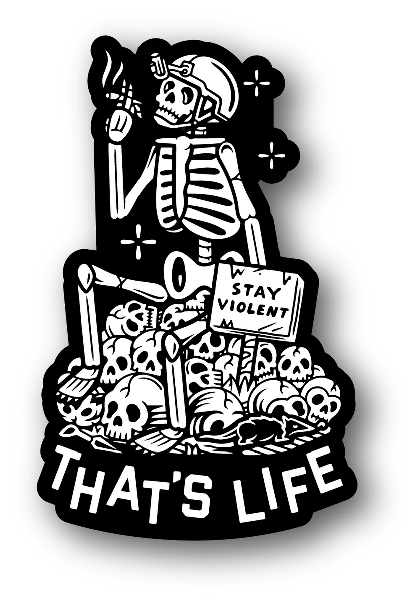 Thats Life Sticker Wetsu Company