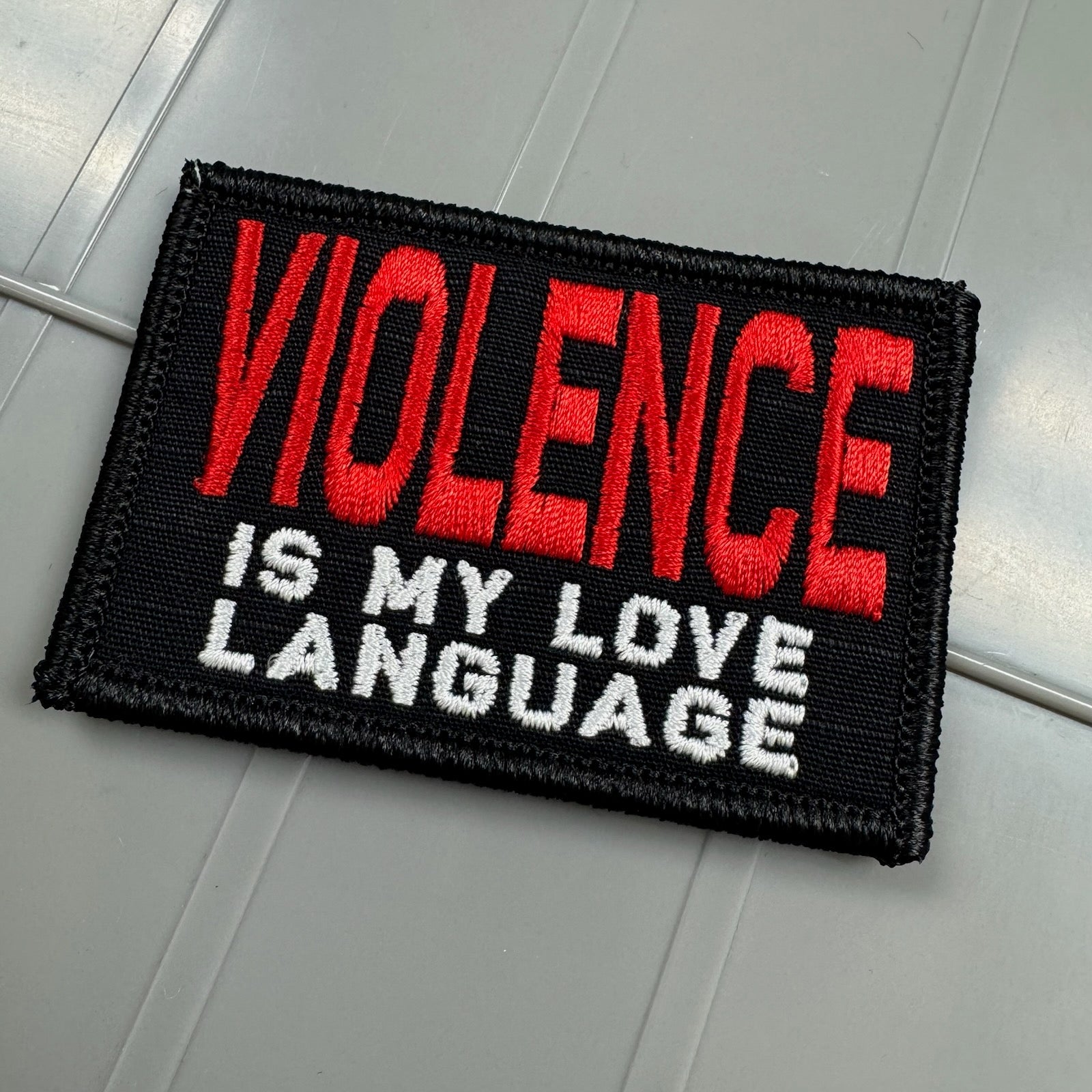 As Seen on Socials - Violence Is My Love Language - Black w/Red & Whit ...