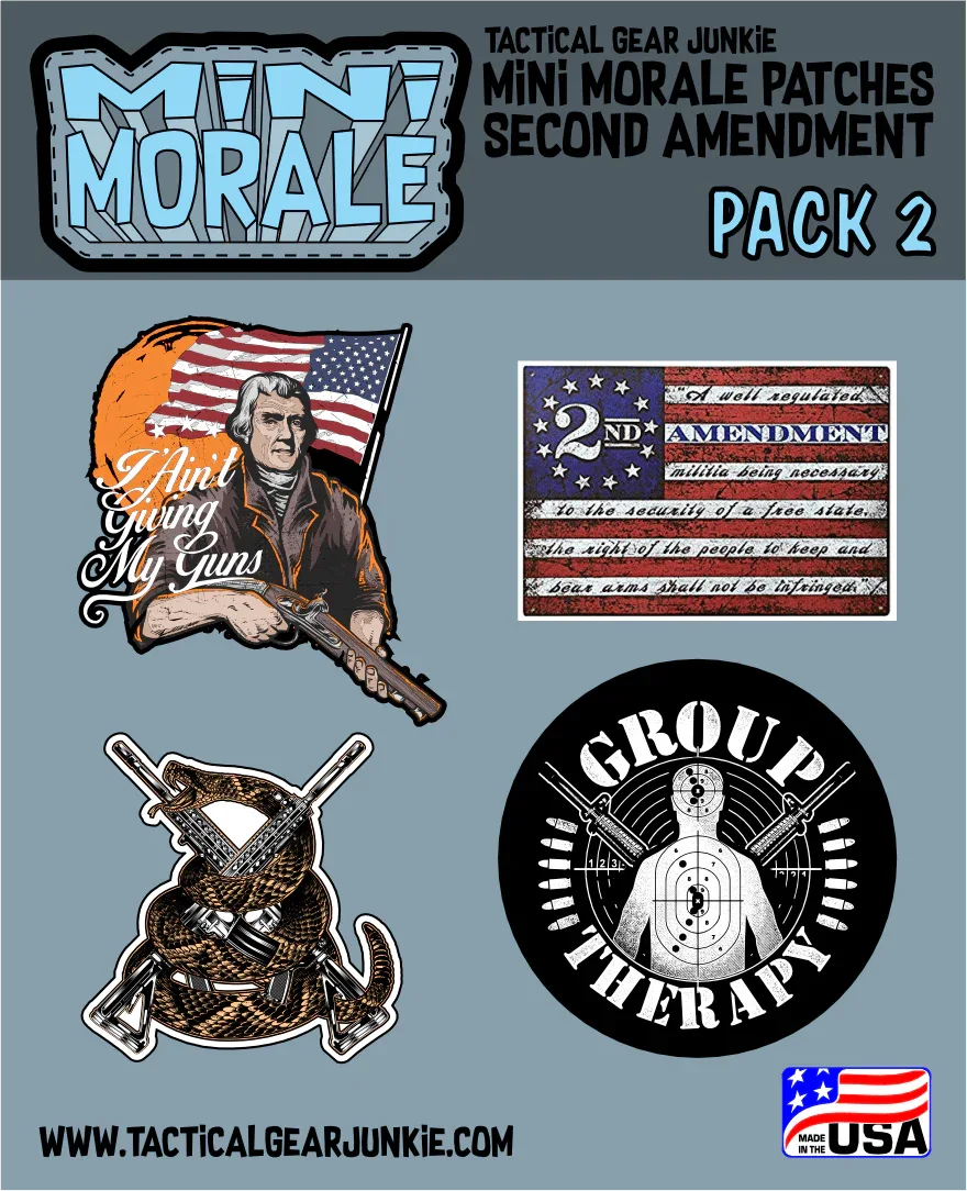 Stickers - Mini Morale - Second Amendment Pack 2 – WETSU Company