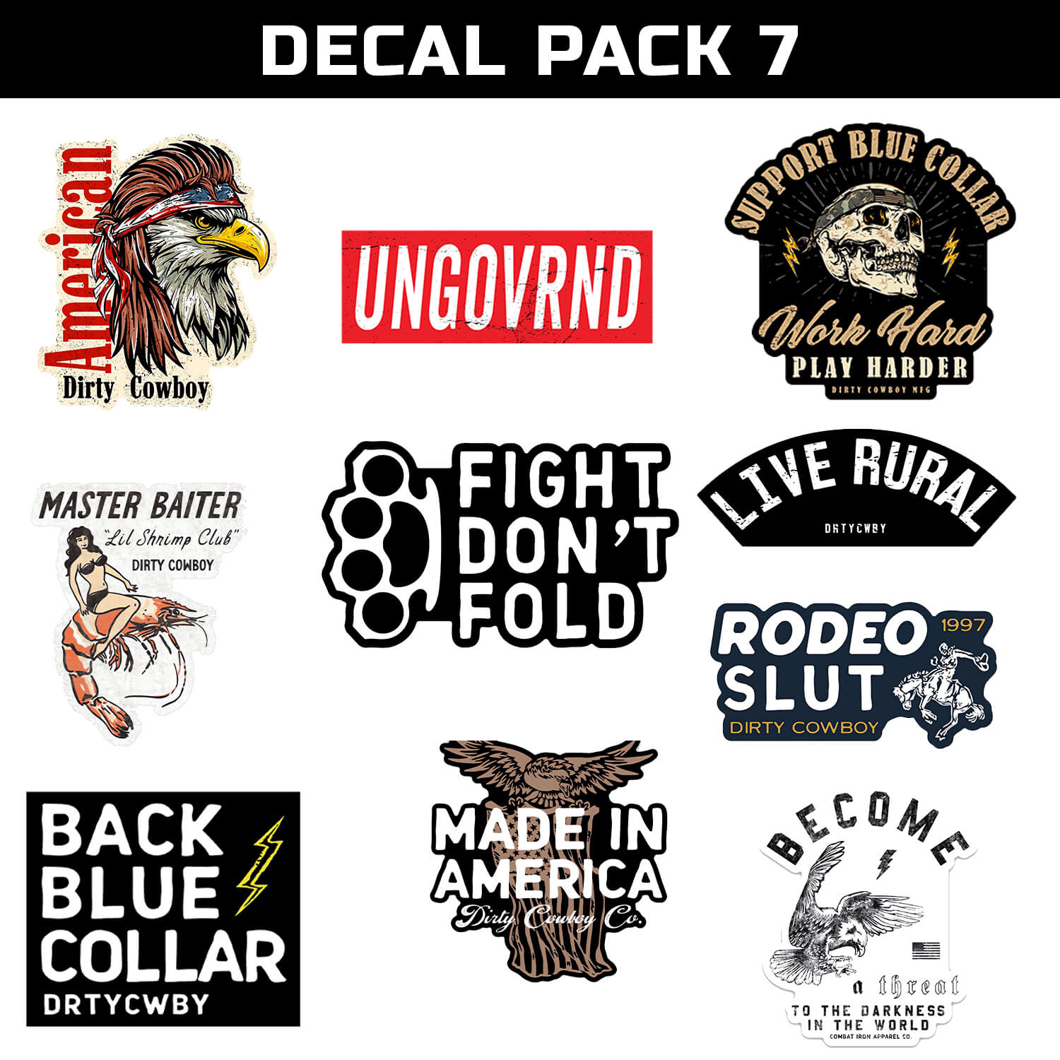 Sticker Decal Pack V7 – WETSU Company