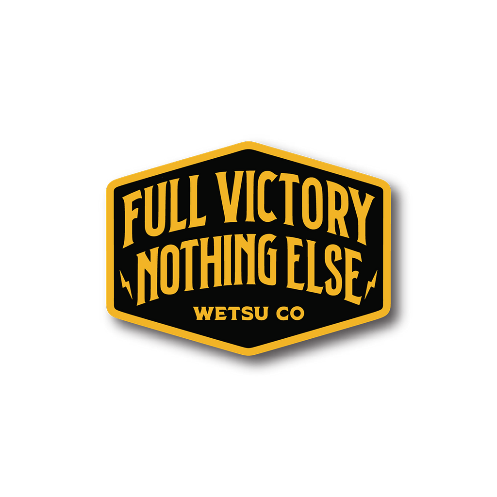 Full Victory Shield Sticker – WETSU Company