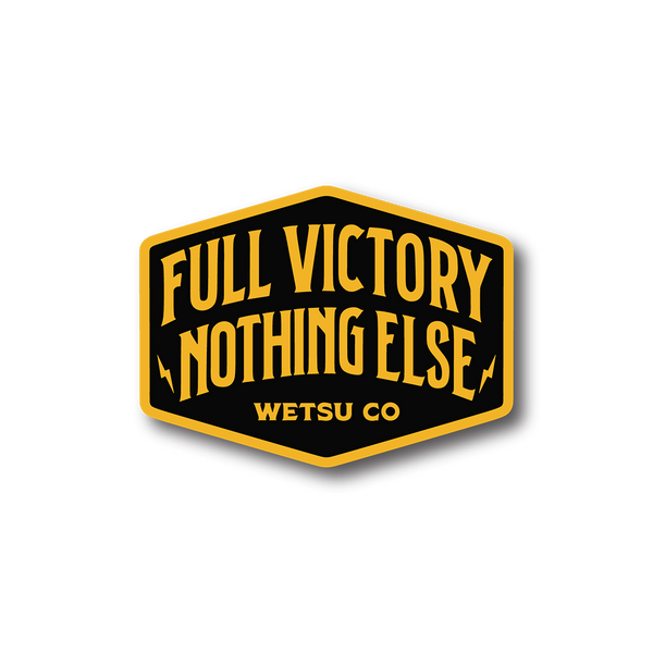 Full Victory Shield Sticker – WETSU Company