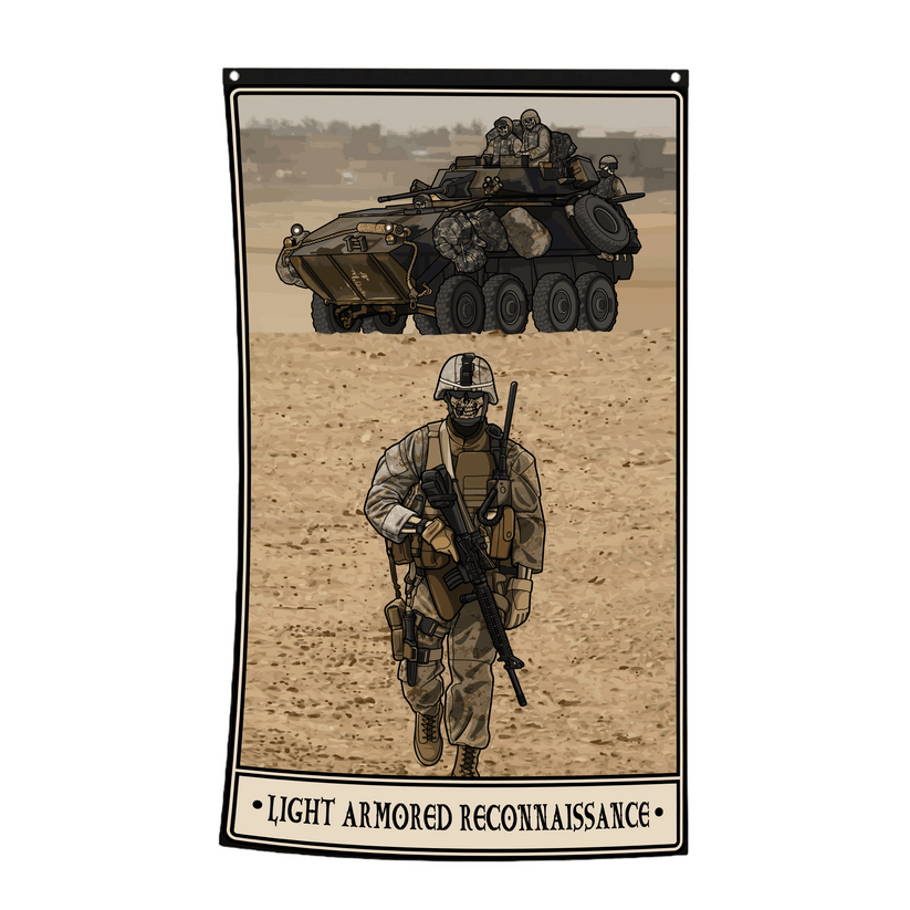 Light Armored Reconnaissance Single-Sided Flag – WETSU Company