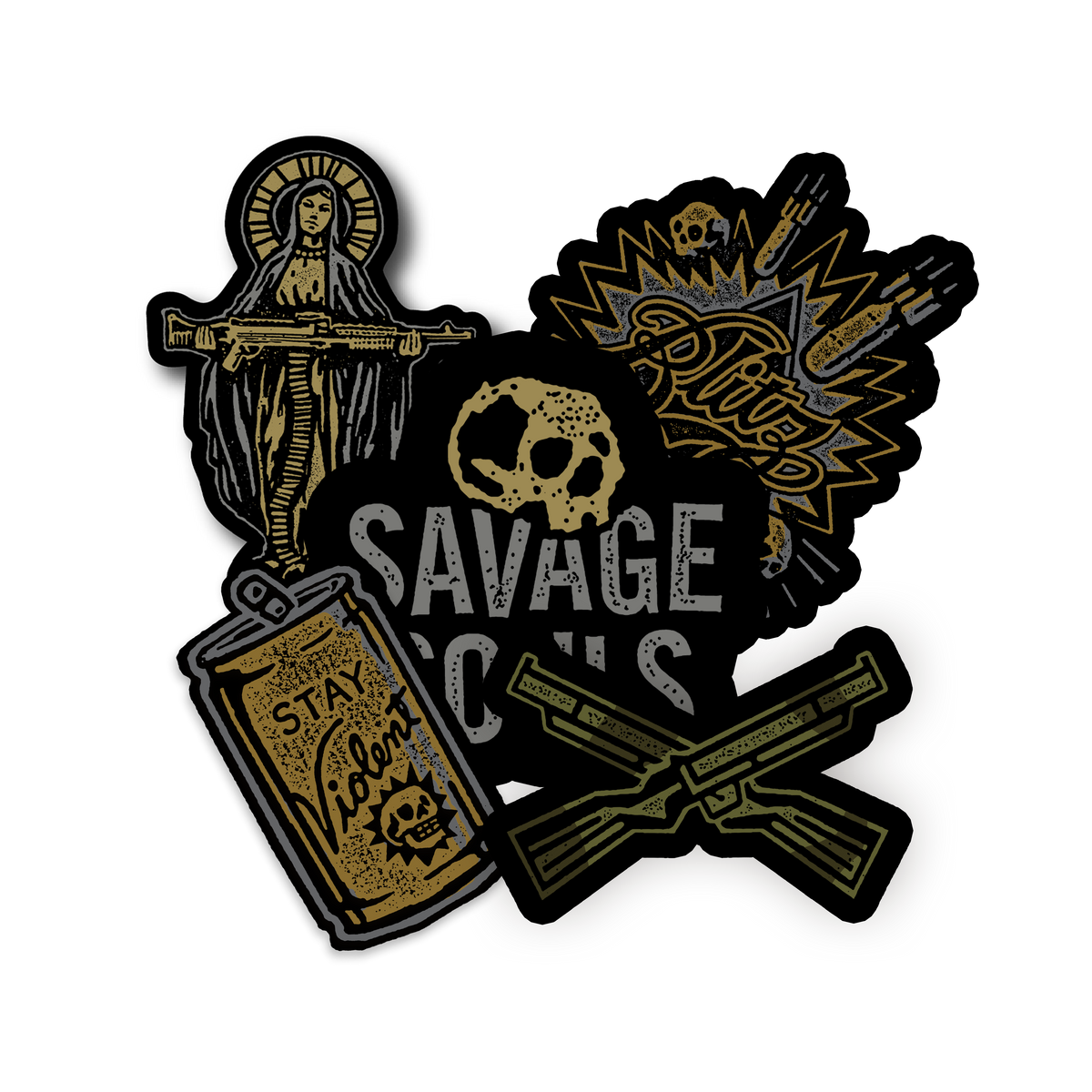 Savage Sticker Pack – WETSU Company