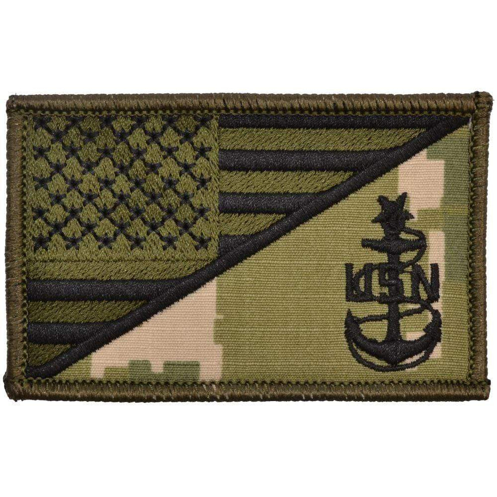 Navy SCPO Senior Chief Petty Officer USA Flag - 2.25x3.5 Patch – WETSU ...