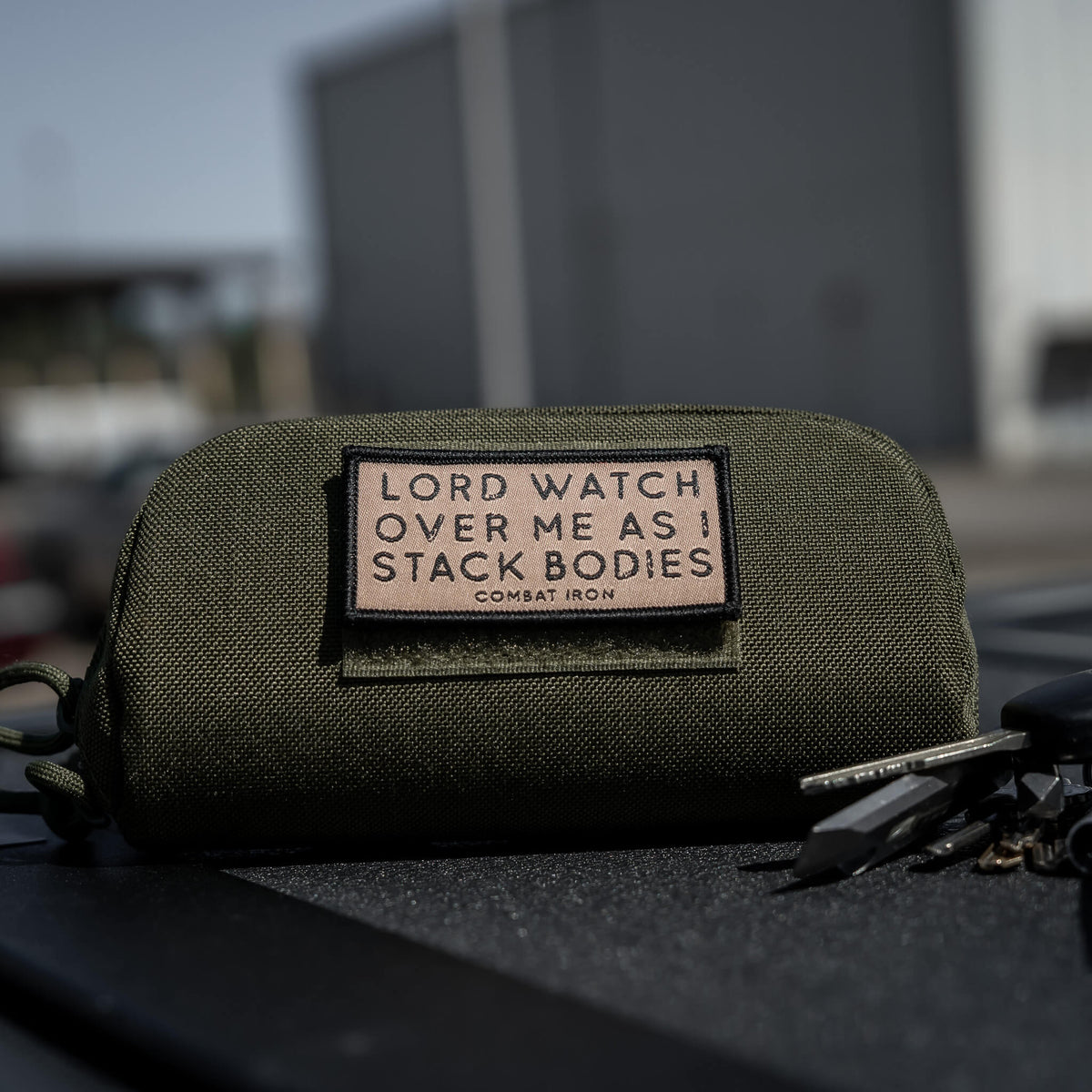 Lord Watch Over Me As I Stack Bodies Soft Velcro Patch – WETSU Company