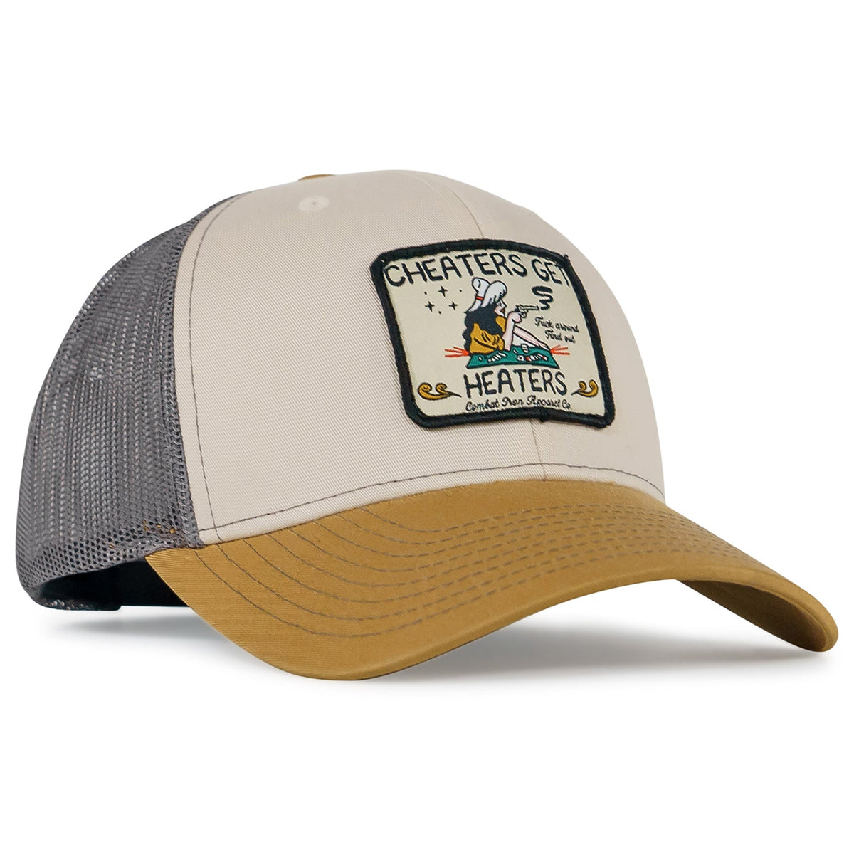 Cheaters Get Heaters Western Cowboy Patch SnapBack – WETSU Company