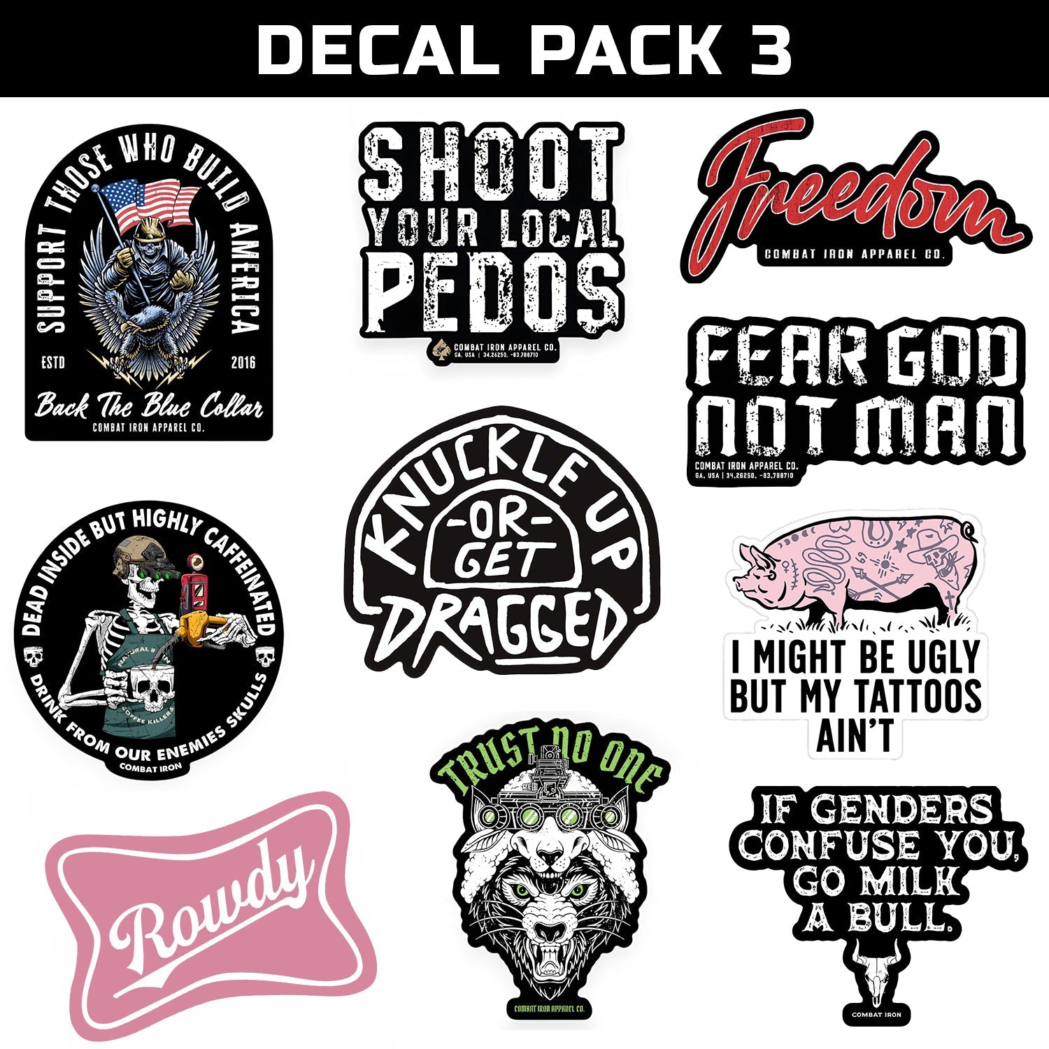Sticker Decal Pack V3 – WETSU Company