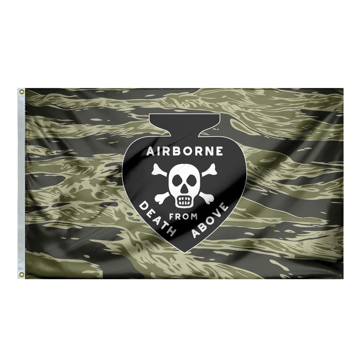 Vietnam Airborne Death Spade Flag – WETSU Company