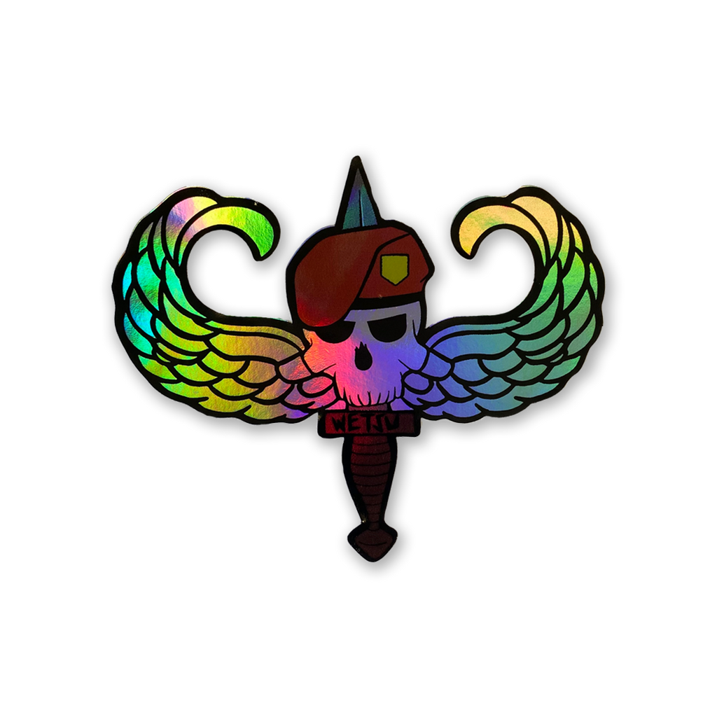 OG Logo Holographic Sticker | WETSU Airborne Community – WETSU Company